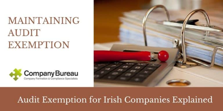 Maintain Irish Company Audit Exception | Loss of Audit Exemption Ireland